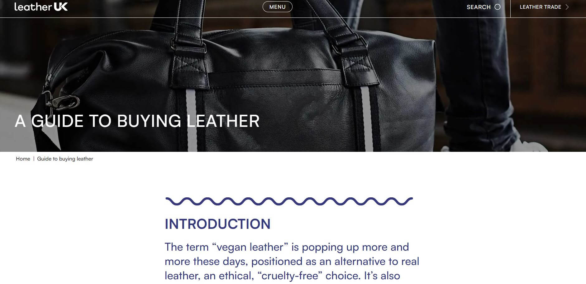 Leather UK's young guide to understanding (and buying) leather ...